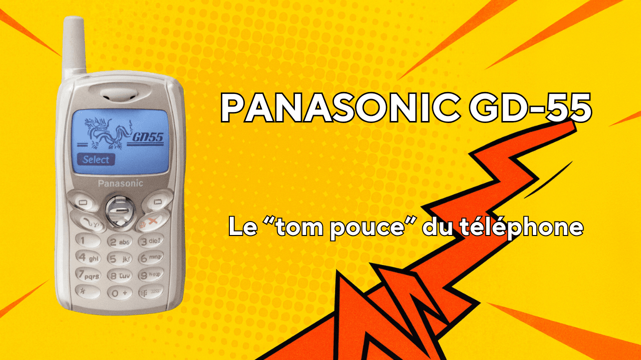 Les téléphones Panasonic miniatures des années 2000